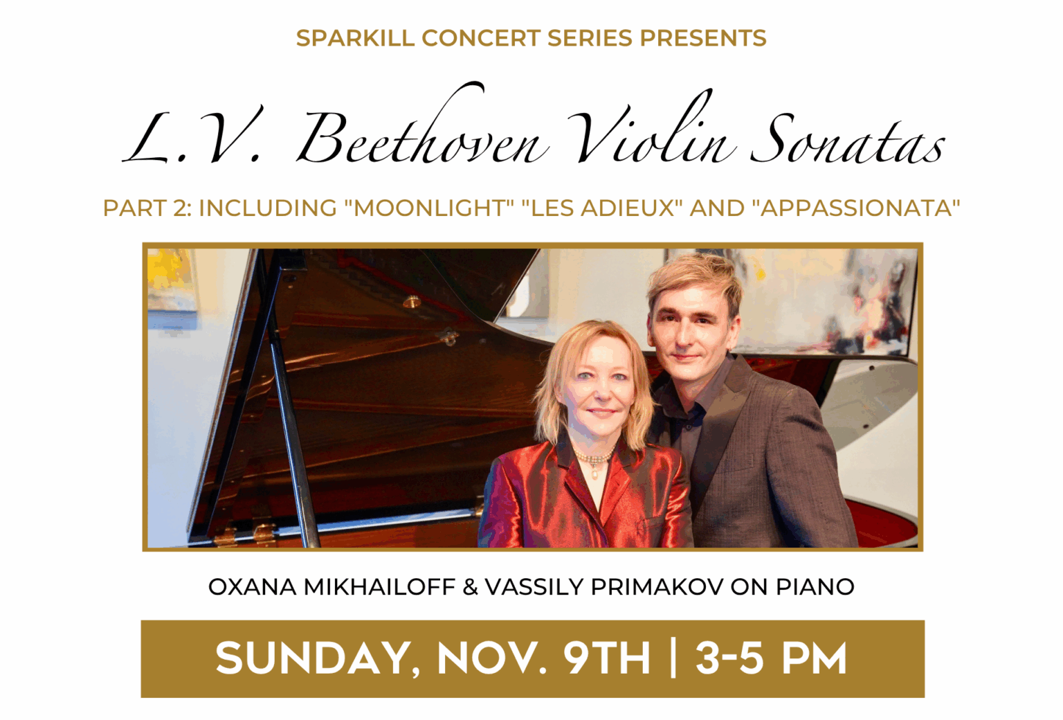 Lv. Beethoven Piano Sonatas (Part 2) Oxana Mikhailoff and Vassily ...